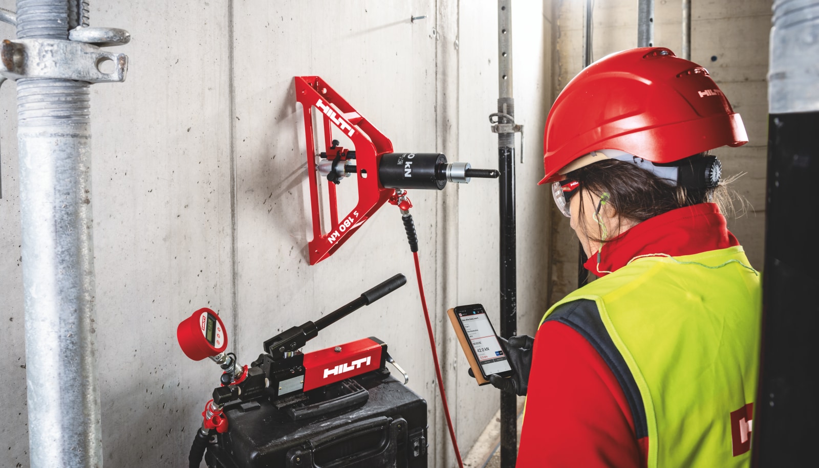 Anchor Site Testing - Hilti Saudi Arabia