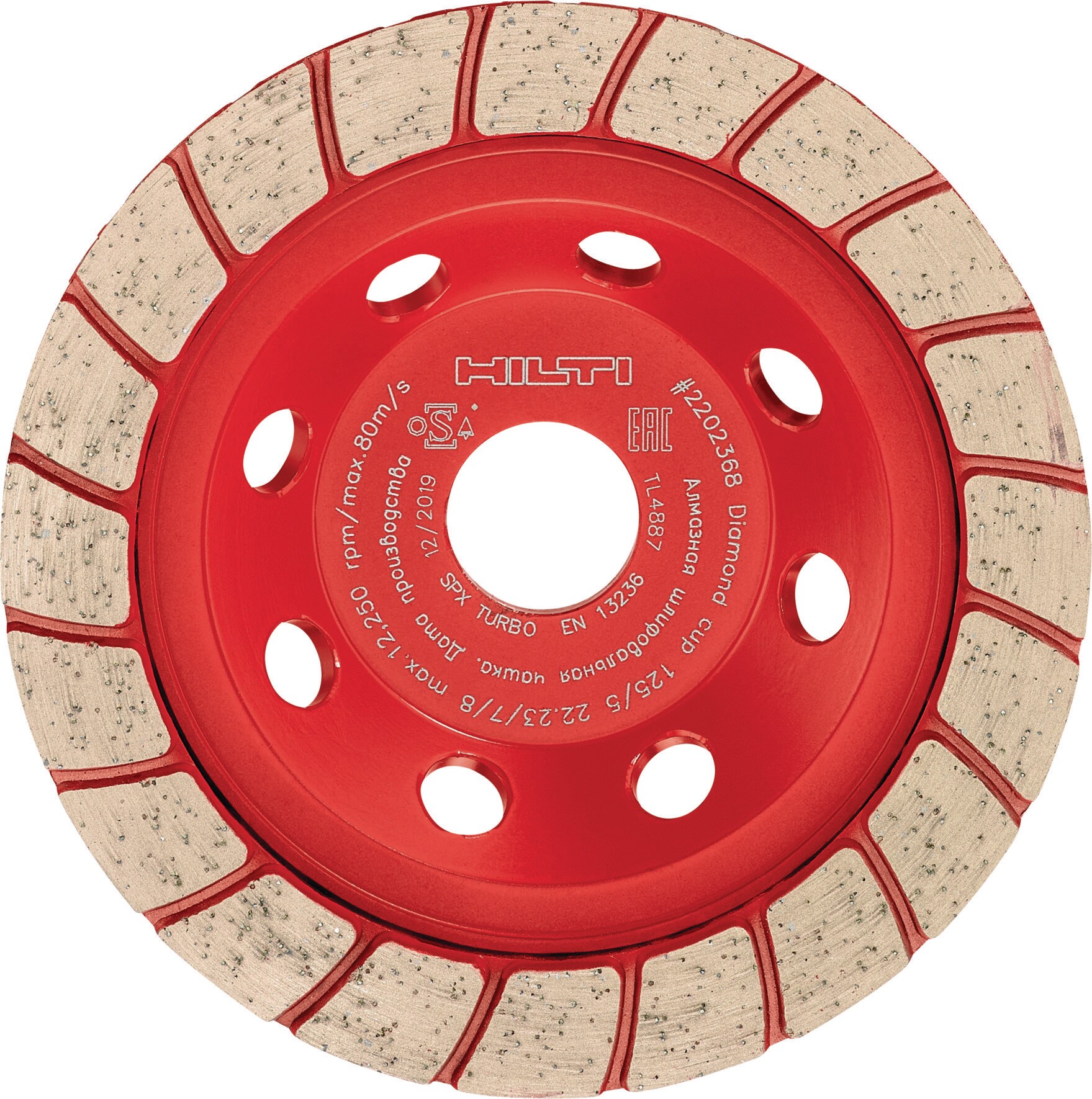 SPX Turbo diamond cup wheel - Diamond blades and cup wheels - Hilti ...
